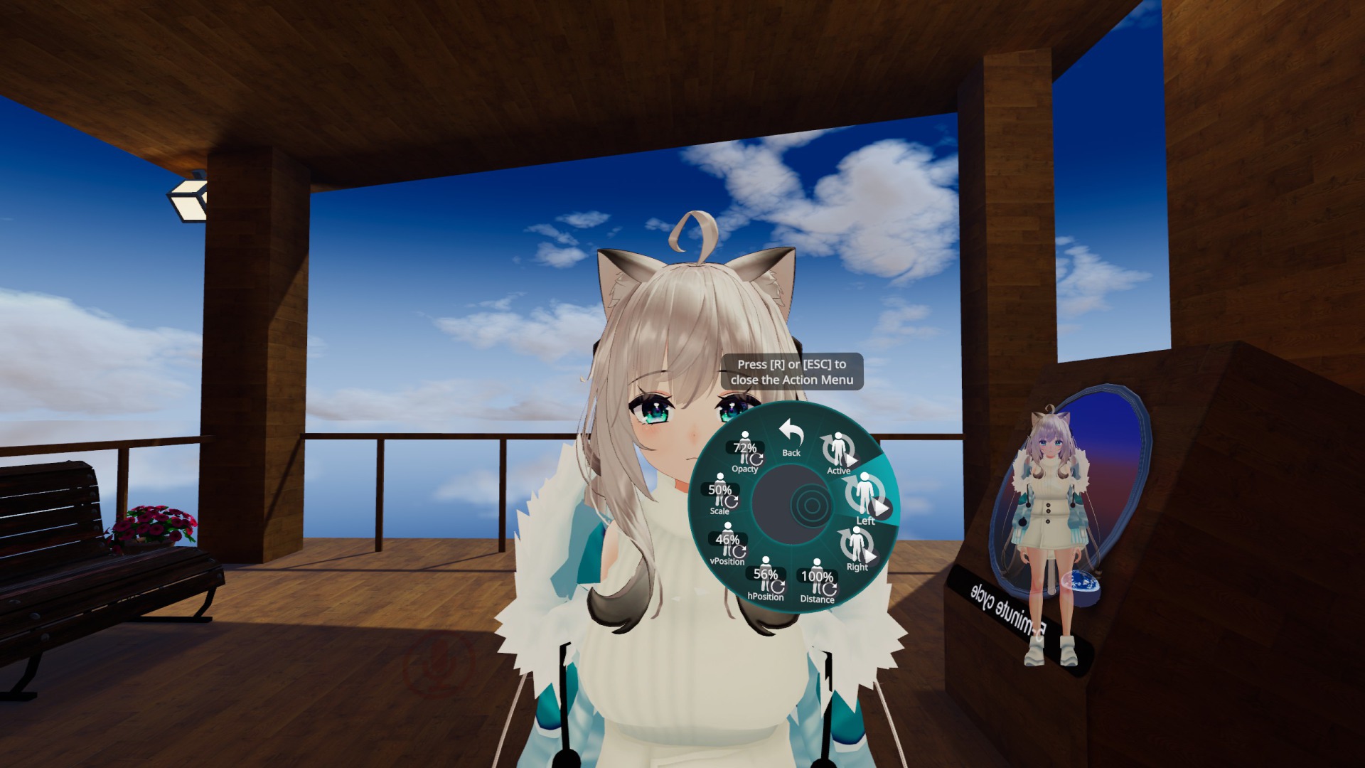 【VRC】画面上にアバターを表示できるツール『SelfViewMonitor』を使ってみた | 月光お茶の間雑記